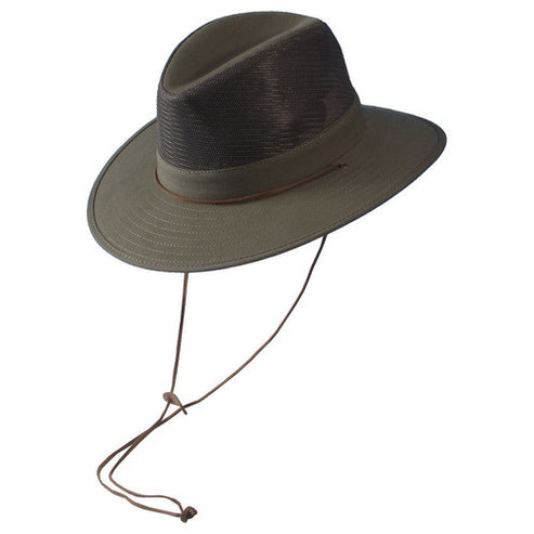 Adjustable Aussie Safari Hat w/ Chin Strap Cord – Turner Hat Company